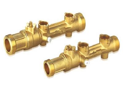 China DN40 Ultrasonic Water Meter Pipe Housing Brass Stainless Steel 200mm Length G2B Thread for sale