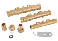 China PN16 Ultrasonic Pipe Flow Meter DN15 Ball Valve Water Meter Housing Brass Stainless Steel 110mm for sale