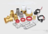 China DC Motorized Valve Brass Ultrasonic Flow Meter Pipe Length 165mm for sale