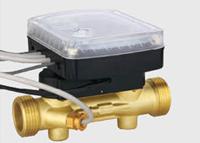 China Brass Ultrasonic Water Meter Body Transducer Pipe DN20 130mm Flow Meter Parts for sale
