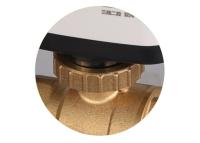 China Brass Heating Ball Valve DC5V Central Heating Three Way valve With Synchronous Geared Motor Actuator for sale