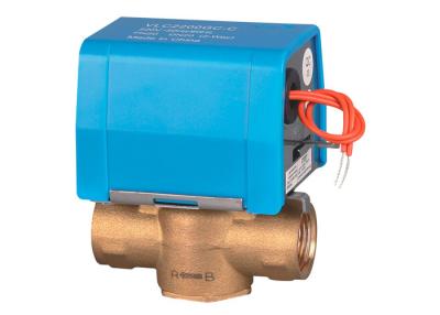 China Underfloor Heating PN10 Motorized Ball Valve 1 Inch DC12V Brass Zone Valve for sale