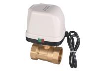 China PN16 Auto Heating Ball Valve Mini Motorized Three Way Zone Valve For HVAC for sale