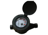 China Plastic R80 Dry Dial Water Meter Class B Multi Jet Accurate Measuring for sale