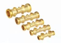 China DN15 Brass Ultrasonic Water Meter Body 110mm Length G3/4B Thread Transducer Holder for sale