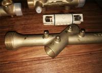 China DN40 Brass CNC Milled Ultrasonic Flow Meter Body 1.6Mpa IOT Water Meter Part for sale