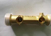 China Brass Ultrasonic Water Meter Spare Parts DN15 CNC Machining Metal Parts 110mm Tube Length for sale