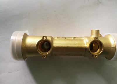 China Brass Ultrasonic Water Meter Spare Parts DN15 CNC Machining Metal Parts 110mm Tube Length for sale