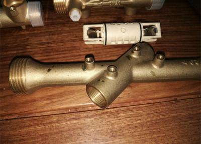 China Ultrasonic Transducer Copper Milling Parts DN40 Flow Meter Pipe for sale