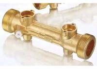 China G3/4B Ultrasonic Water Meter Spare Part DN15 Transducer Holder Brass CNC for sale