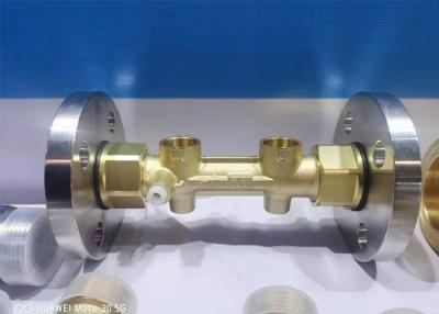 China Brass Ultrasonic Pipe Water Meter Housing DN15 PN16 G3/4B Thread for sale