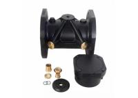 China DN100 Ductile Iron Ultrasonic Water Meter Body PN16 Dual Channel Casted Welded for sale