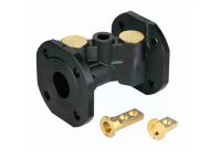 China Industrial Dual Channel Ultrasonic Water Meter Body PN16 DN50 Epoxy Painted for sale