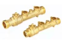 China Brass Ultrasonic Water Meter Pipe DN15 DN50 1.6Mpa CNC Machining BTU Meter Parts for sale