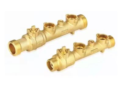 China Brass Ultrasonic Water Meter Housing DN40 232psi 165mm Length for Smart Metering for sale