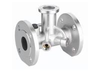 China Expoxy Painted DN100 Stainless Water Meter Housing PN16 Dual Channel for sale
