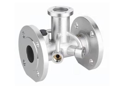 China Expoxy Painted DN100 Stainless Water Meter Housing PN16 Dual Channel for sale