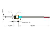 China PT1000 Ultrasonic Piezo Transducer G1/2