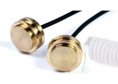 China Center Wiring Ultrasonic Piezo Transducer 1MHz for Water Flow Sensor IP68 3MPa for sale