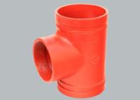 China 2205 Duplex Grooved Pipe Fitting EPDM Gasket Grooved Coupling Tee 300 psi DN25-DN300 for sale
