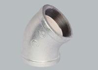 China Joining Rigid Couplings Grooved Pipe Fitting 45 Elbow With EPDM Gasket for sale
