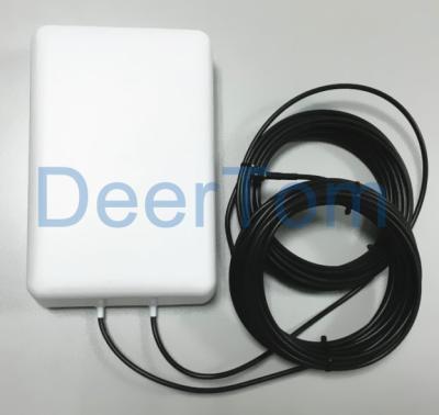 China 698-2700MHz 4G LTE MIMO Panel Antenna 9dBi Indoor Outdoor Patch Panel Antena for sale