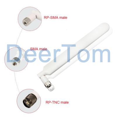 China 698-2700MHz Indoor Omni Directioinal Rubber Antenna 4G LTE SMA Connector for sale