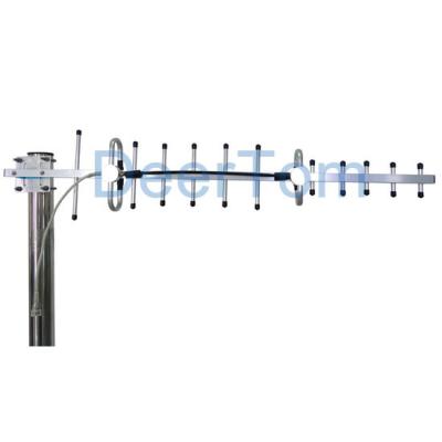 China 850-2170MHz Tri Band Yagi Antenna GSM 3G Dual Band Base Station Antenna 10dBi for sale