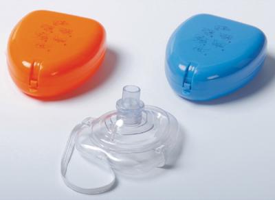 China Emergency Cushion CPR Mask with Oxygen Port One-way Valve Cheap Price Face for sale