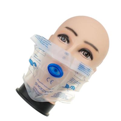 China Emergency CPR Resuscitation Face Breathing Mask with One-way Valve Mouth to Mouth for sale