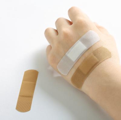 China high quality white band-aid fabric medical wound adhesive plaster custom printed band aid for sale