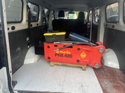 China PHX-680 Hydraulic Jack Hammer Rock Breaker for Excavator Demolition 1 Year Warranty for sale