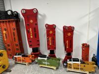 China HGB-75 High Frequency Hydraulic Breaker Hammer 400-700 BPM for 7-14 Ton Excavators for sale
