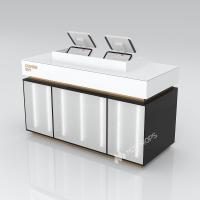 China Pratical Board Perfume Store Display Showcase Checkout Counter Cabinets ODM for sale