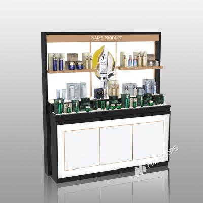 China Polished Brand Jewelry Store Display Showcase Cabinet Adjustable Height for sale