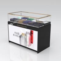 China Beauty Retail Shop Fixtures Glass Display Shelving Unit Showcase With Led Light for sale