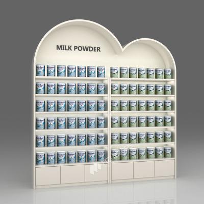 China XMeS-A1-A Cloud-Shaped Infant Formula Display Cabinet Single-sided Shelves Durable Display Cabinet and Display Racks For Shops for sale