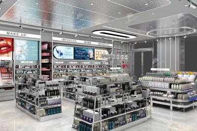 China ODM Beauty Shop Furniture Layout Design Showroom Display Stands for sale