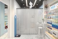China Klein Blue Merch Display Rack Shelf Retail Fixtures For Baby Shop Customizable 50Sqm for sale