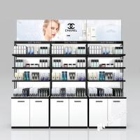 China 900mm Retail Store Display Shelving Cabinet Gondolas With LED Strip Lights for sale