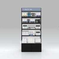 China Beauty Cosmetic Stands Shop Display Showcase Transparent Makeup Display Case Cabinet for sale