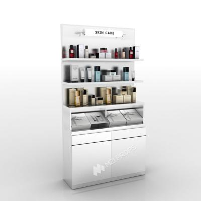 China Plywood Retail Store Display Showcase Cabinet Glass Furniture Customized for sale