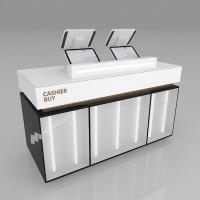 China Beauty Cosmetic Jewelry Store Display Showcase Checkout Counter Table Furniture for sale