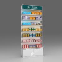 China JYaS-YB-04 Professional Medical Style Medical Equipment Back Cabinet with White Glossy Boards and Aluminum Price Tag Slot for sale