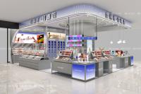 China OEM Aluminium Skincare Kiosk Store Rack For Beauty Shop Display for sale