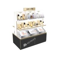 China Skincare Shop Lipstick Retail Display Shelving For Retail Stores Mid Island Cabinet for sale