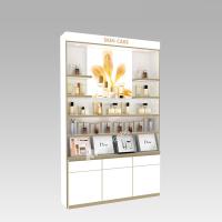 China Cosmetic Store Merchandising Displays Retail Glass Shelving Furniture for sale