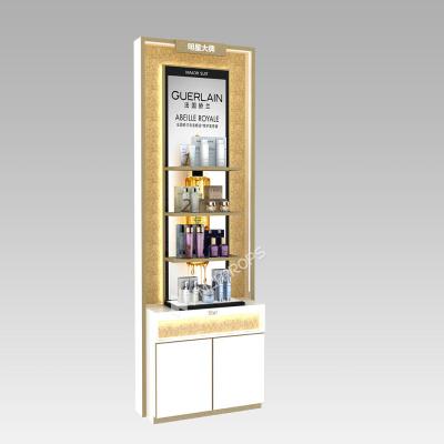 China Customized Cosmetic Shop Showcase Display Shelf Jewelry Store Fixtures for sale