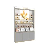 China Cosmetic Store Merchandising Displays Retail Glass Shelving Furniture for sale