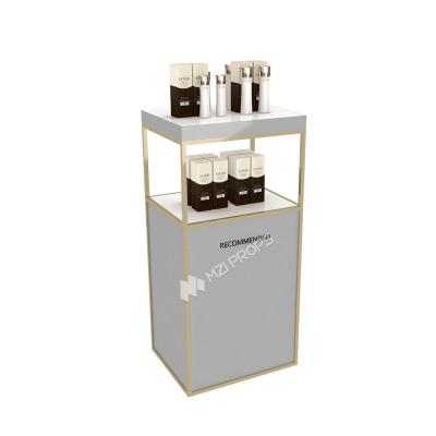 China MDF Cosmetic Product Display Stands Racks Case For Lipstick Retail Stores for sale
